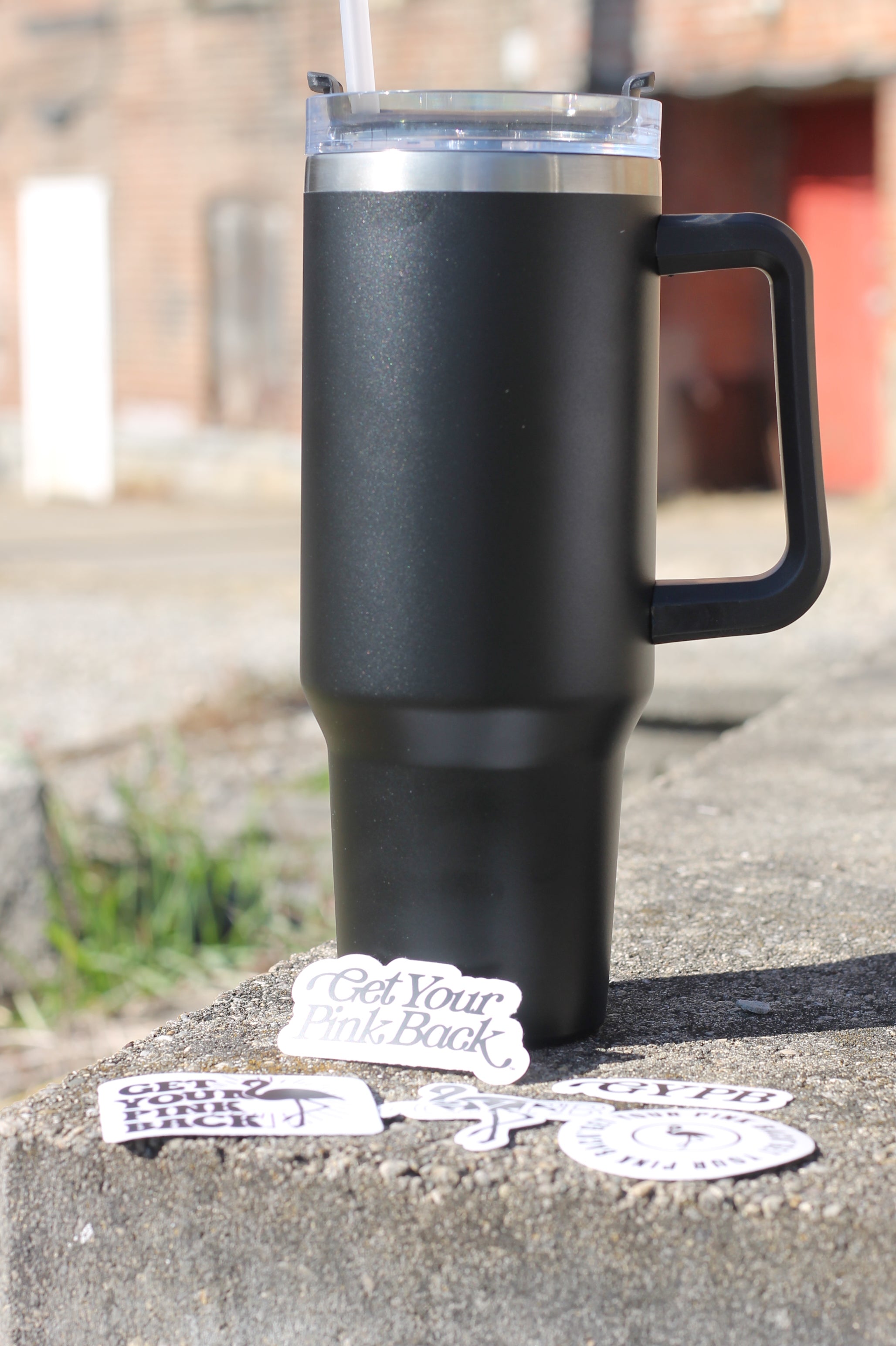 Get Your Pink Back™ Mug & Sticker Combo