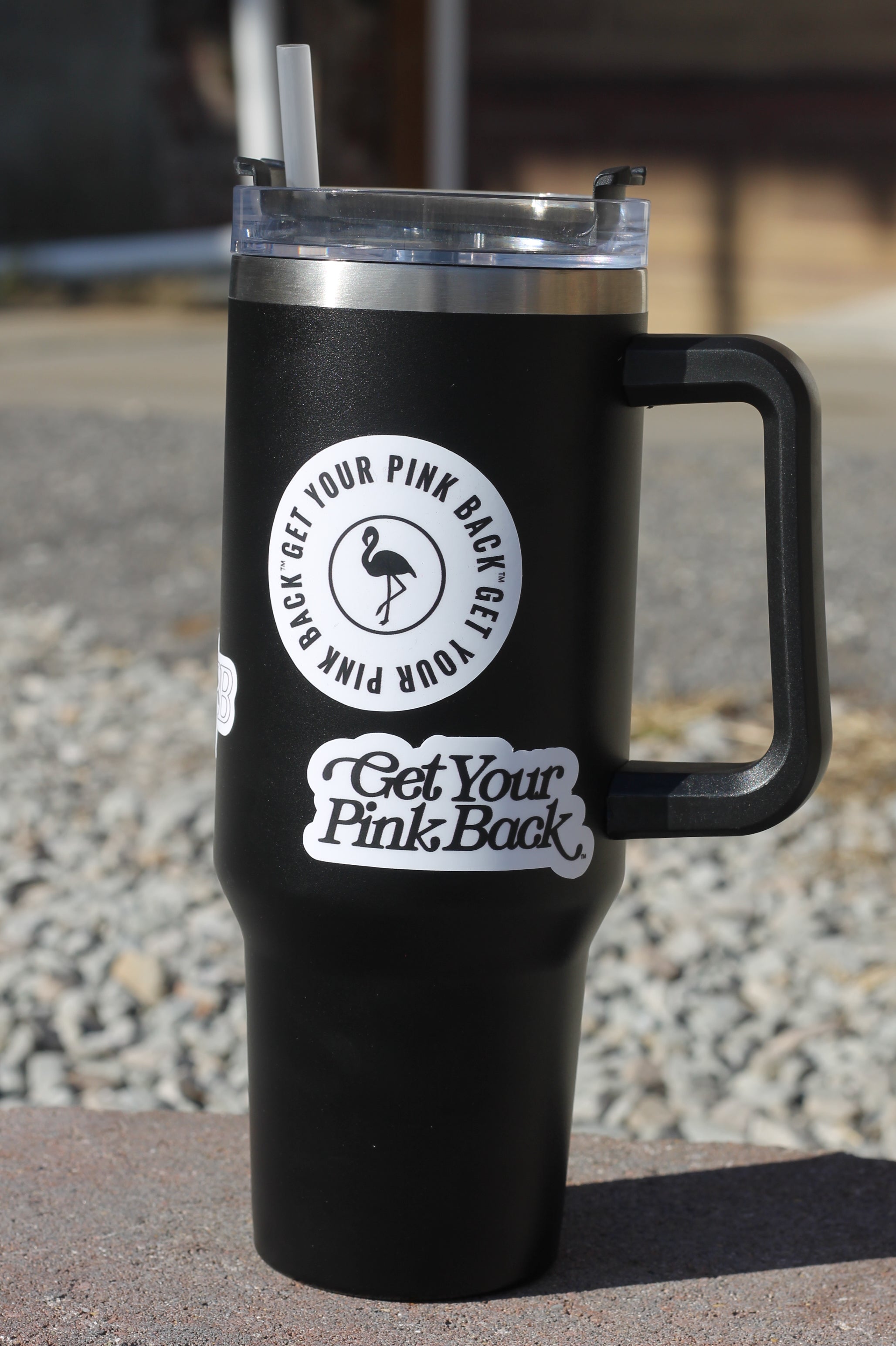 Get Your Pink Back™ Mug & Sticker Combo